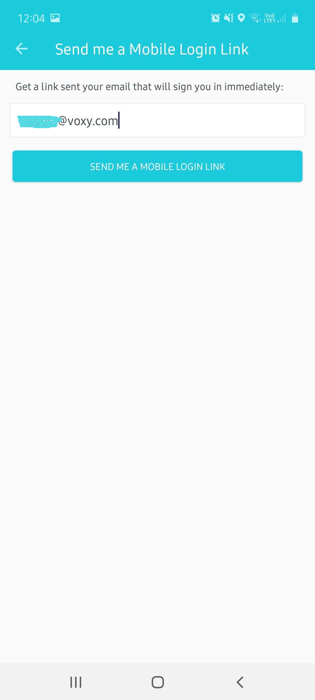 ¿Cómo accedo a mi cuenta usando la app? – Voxy Support