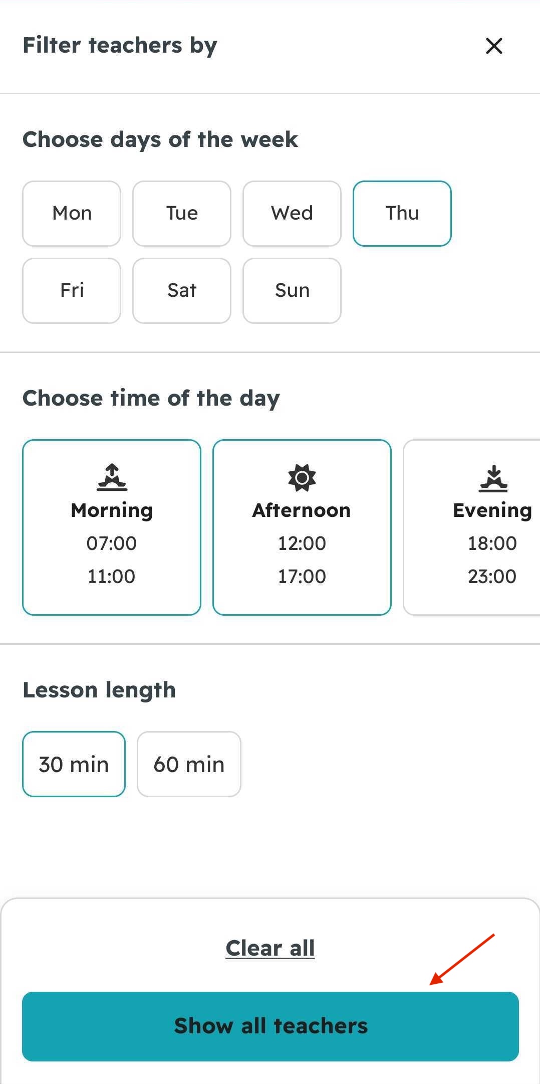 How to book a Private Class on the Voxy app – Voxy Support