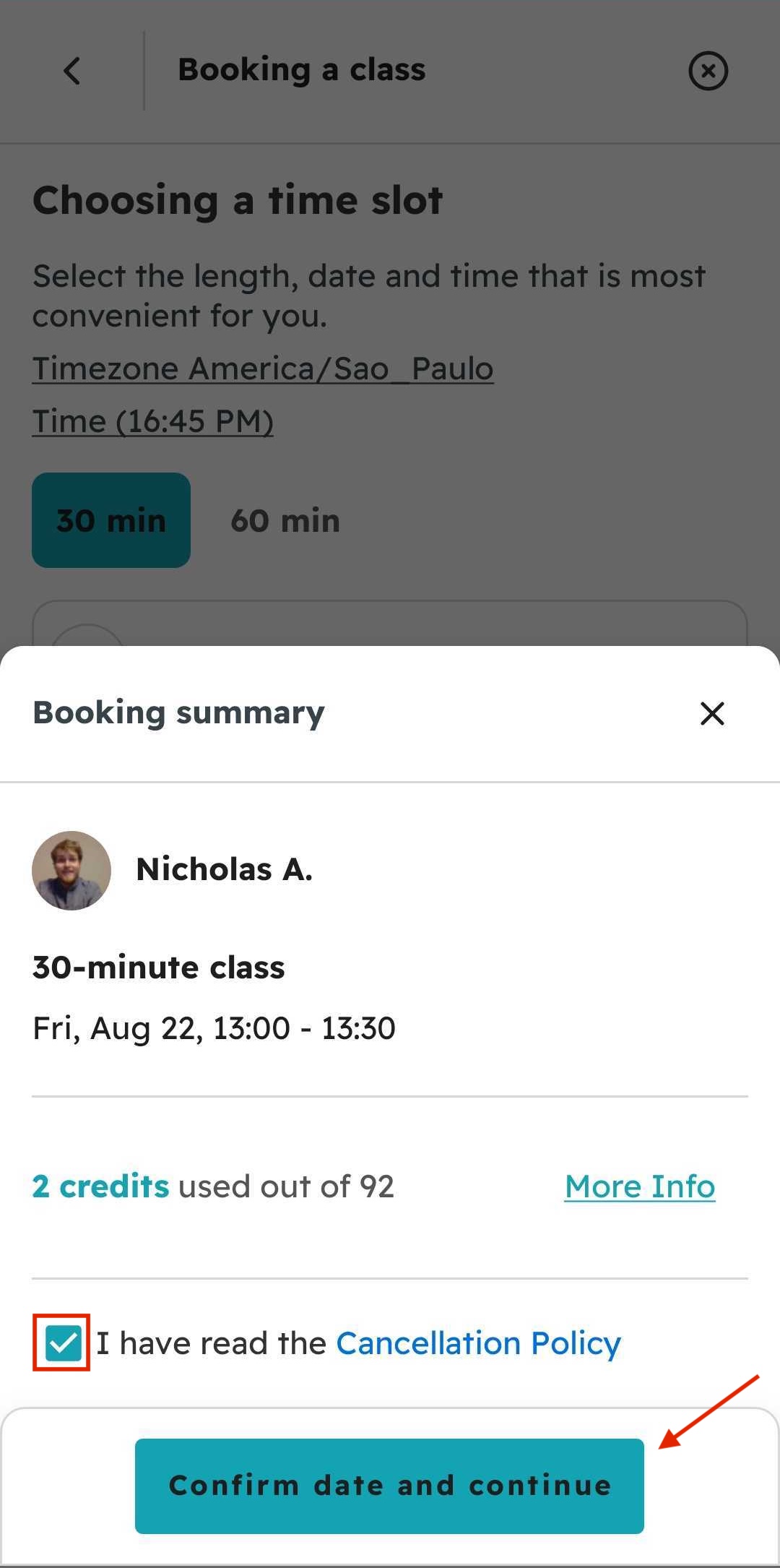 How to book a Private Class on the Voxy app – Voxy Support